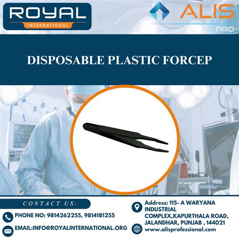 Disposable Plastic Forcep At Best Price In Jalandhar Punjab Royal