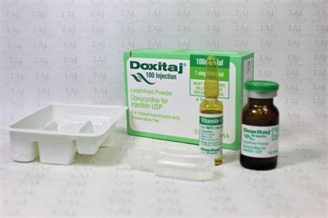 Doxycycline For Injection USP Mg Manufacturer In India