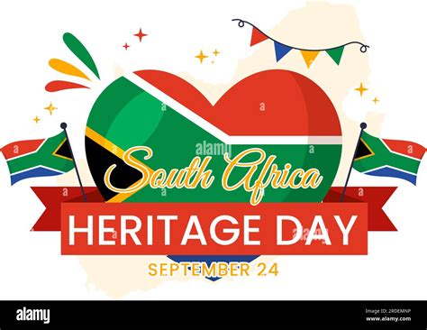 Happy Heritage Day South Africa Vector Illustration On September 24