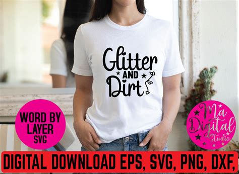 Glitter And Dirt Svg Graphic By Ma Digital Studio · Creative Fabrica
