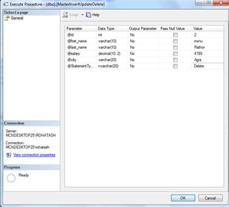 Select Insert Update Delete Using Stored Procedure In Sql Server