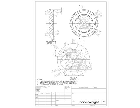Thomas Burrow Portfolio Cnc Paperweight
