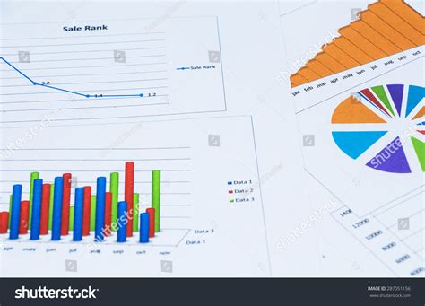 Graphs Charts Business Table Workplace Business Stock Photo Shutterstock