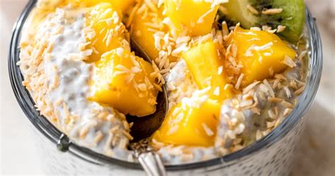 Tropical Chia Pudding Breakfast Bowl Punchfork