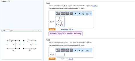Solved Find The Transfer Function H S V O V I For The Chegg