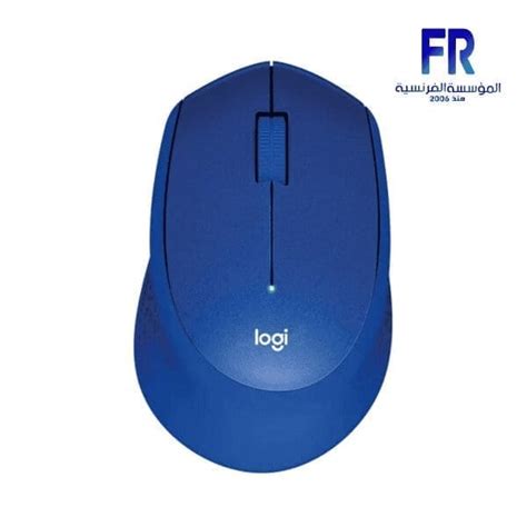 Logitech M Black Blue Wireless Mouse Alfrensia
