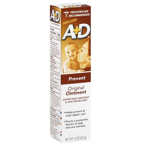 A D Prevention Original Ointment Diaper Rash Ointment Skin Protectant Oz