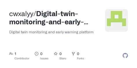 Github Cwxalyy Digital Twin Monitoring And Early Warning Platform Digital Twin Monitoring And