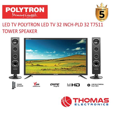 Jual POLYTRON PLD32T7511 TV LED Polytron 32 Inch Plus Speaker PLD 32 T