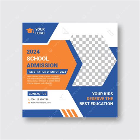 School Admission 2024 Vector Template Download On Pngtree
