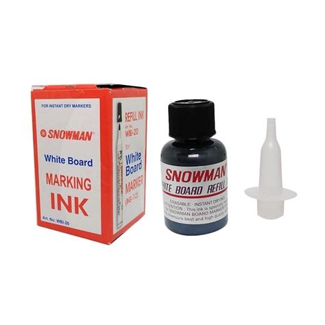 Jual Refil Spidol Snowman Whiteboard Ink Tinta Hitam Shsnp Shopee