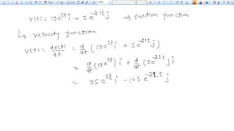 solved find the speed of the particle whose position function is given