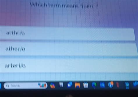 Solved Arthr O Ather O Arteri O Search Others
