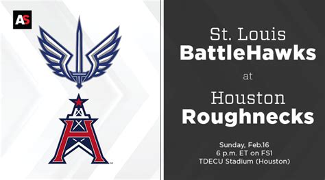 St Louis BattleHawks Vs Houston Roughnecks Prediction And Preview XFL Football Athlon Sports