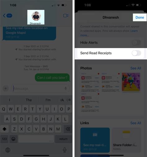 How To Turn Off Read Receipts On IPhone In IOS