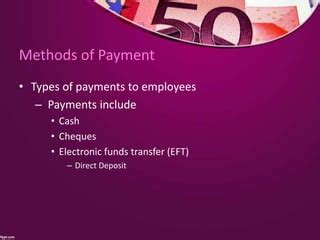 Methods Of Payment Part 2 PPT