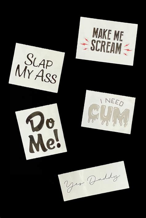 Kinky Temporary Tattoo Etsy