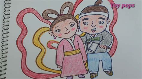 선녀와나무꾼 재미나는노래들으며 그림그리기 토이팝스 Youtube