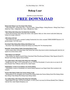 Bokep Pdf - Fill Online, Printable, Fillable, Blank | pdfFiller