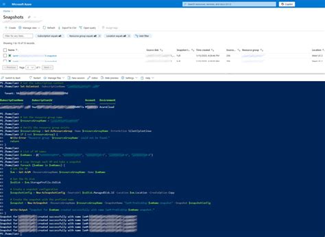 Solved Simple Powershell Script To Take Snapshots Of Azure Vms Up And Running Inc Tech How Tos