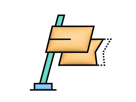 Premium Vector 3d Indicator Flag Premium Vector 3d Indicator Flag