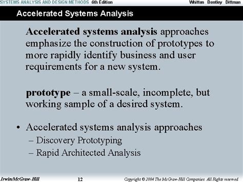 Systems Analysis And Design Methods 6 Th Edition