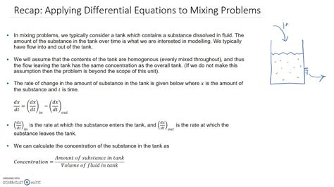 Differential Equations Mixing Problems At Elizabeth Gunther Blog