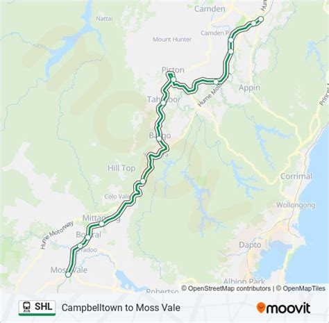 Shl Route Schedules Stops Maps Campbelltown Updated
