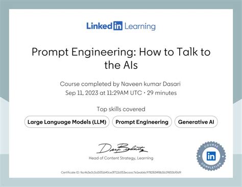 Naveen Kumar Dasari On Linkedin Certificate Of Completion