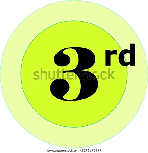 Ordinal Numbers Counting Vector Art Illustration เวกเตอร์สต็อก ปลอด