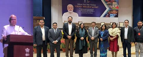 Chitkara University Delegation Actively Engages In Honble Pms Viksit