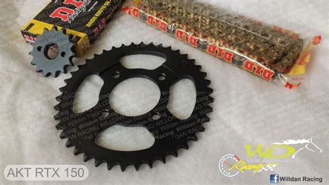 Willdan Racing KIT DE ARRASTRE CON CADENA DORADA REFORZADA AKT RTX