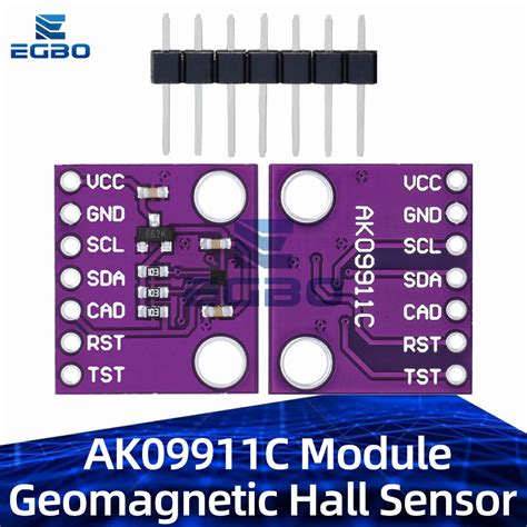 Ak09911c Module Geomagnetic Hall Sensor 3 Axis Compass Magnetometer Module