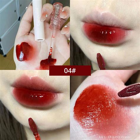Jual Cappuvini Glass Lipgloss Korean Lip Gloss Water Lipgloss Mirror
