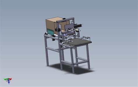 自动装盒机sw18可编辑solidworks 2018模型图纸免费下载 懒石网