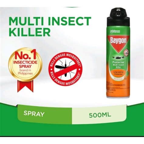 Baygon Protector Multi Insect Killer Spray 500 Ml Lazada Ph