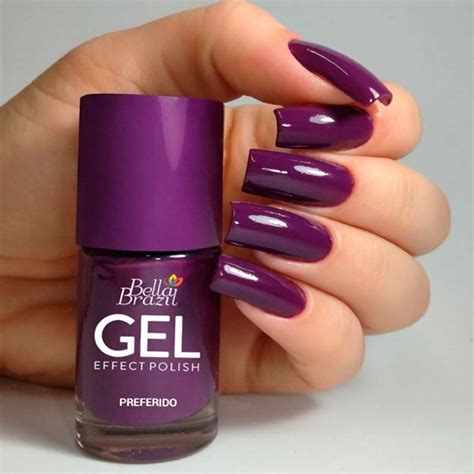 Esmalte Efeito Gel Bella Brazil Mais Vaidosa Esmalte Efeito Gel