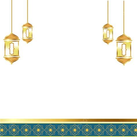 Luxury Green Ramadan Kareem Ramadhan Islamic Border Idul Eid Al Adha