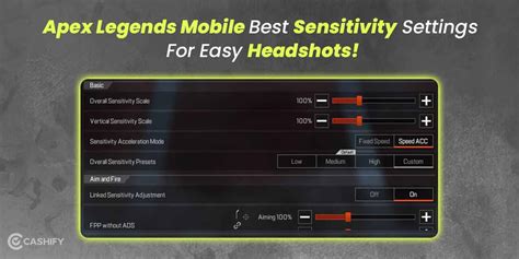 Best Apex Legends Mobile Sensitivity Settings For Easy Headshots
