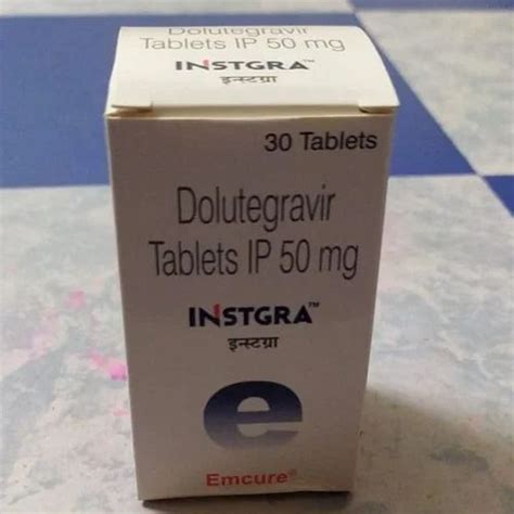 Instgra 50mg Dolutegravir Tablets Treatment Hiv At ₹ 3565box In Kolhapur