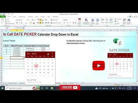 Learn Microsoft Excel On Linkedin How To Enable Date Picker Calendar