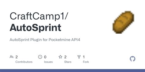 Github Craftcamp1 Autosprint Autosprint Plugin For Pocketmine Api4