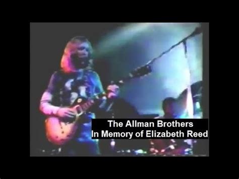 The Allman Brothers In Memory Of Elizabeth Reed 1970 Live Video