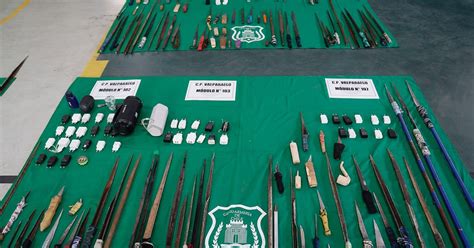 Gendarmería Incautó Armas Licor Drogas Y Celulares En Distintas