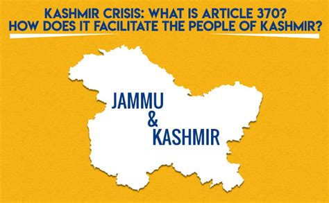 Kashmir Crisis What Is Article 370 How Does It Facilitate People Of