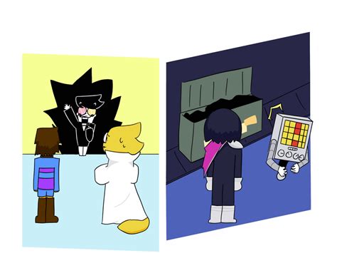 Swapped Spamton And Mettaton When You First Meet Them Undertale