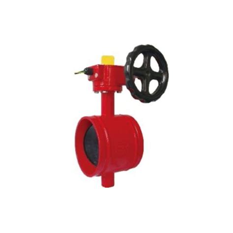 Groove Ends Butterfly Valve Ulfm With Gear Box Bevalve