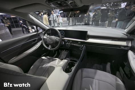 실물 첫 공개 쏘나타 디엣지·ev9…올해 주력모델 눈길