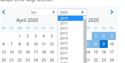 date picker cannot scroll throug all years using ngbdatepicker · issue 3709 · ng bootstrap ng