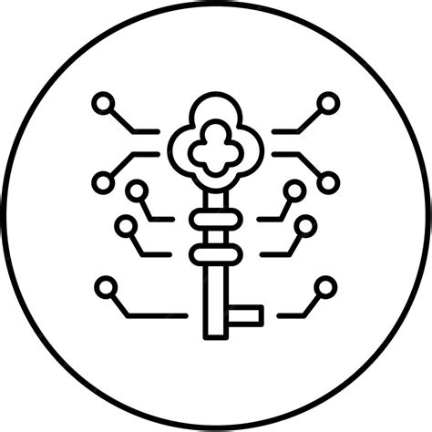 Premium Vector Key Encryption Icon